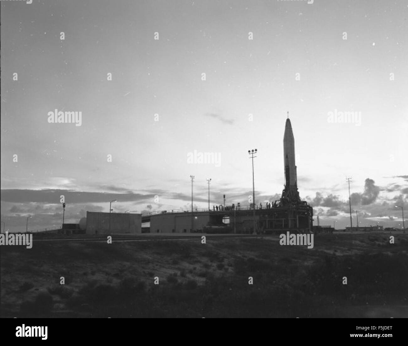A photo from the Atlas Negative Collection featuring a military missile ...