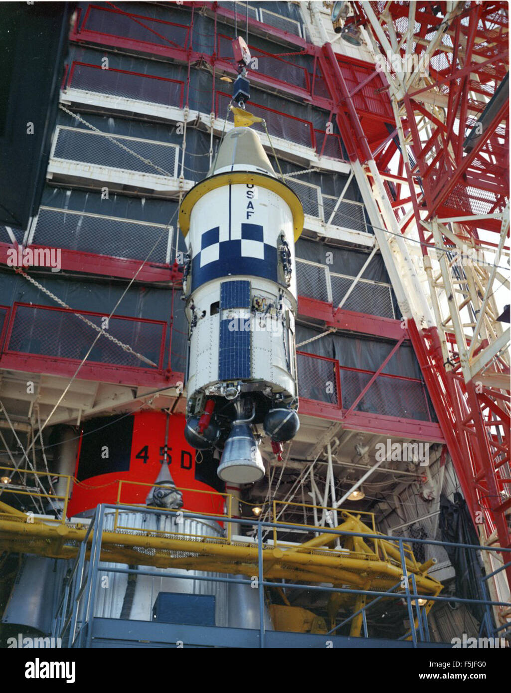 This image provides detailed views of the Midas missile nose cone ...