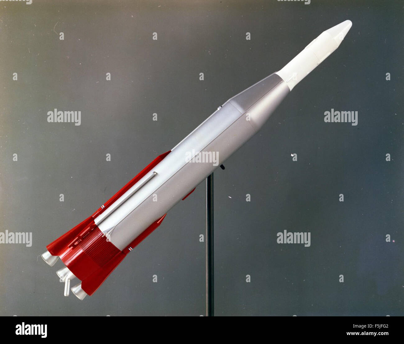 This image shows a detailed, overall view of a scale model of the ...