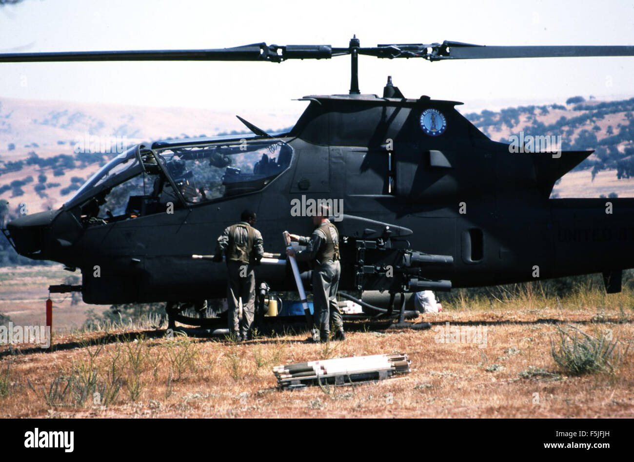 The Bell AH-1S Cobra (tail number 71-21007) is a modern attack ...