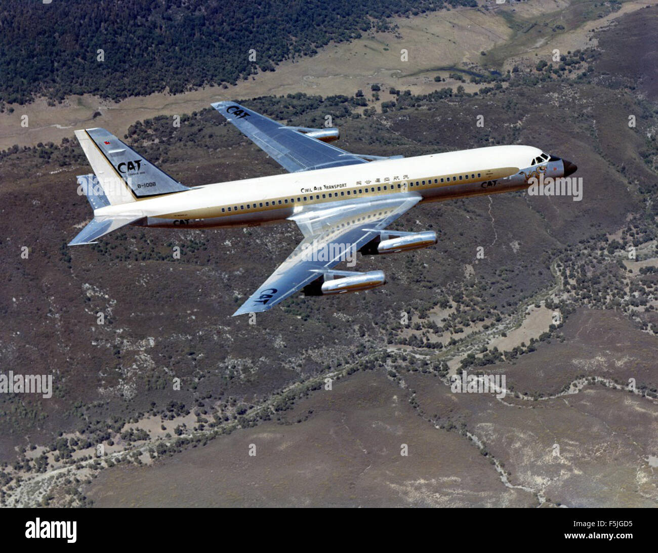 The Convair 880-28, known as CAT 880-M F-2034, is a commercial jet ...