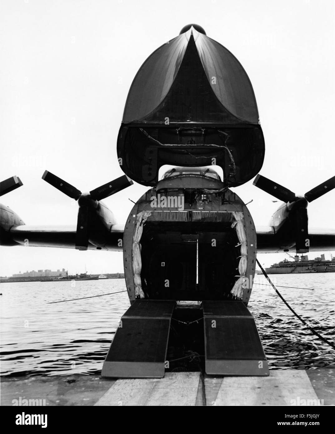 This image features the Convair R3Y-2 transport aircraft, showcasing ...