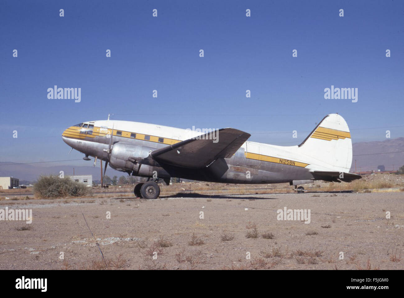The Curtiss C-46F, serial number 44-78733, was photographed in Reno on ...