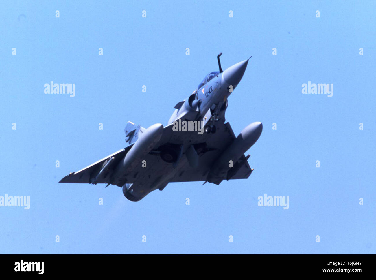 The Dassault Mirage 2000 C 123 12-KR, a French Air Force aircraft, is ...