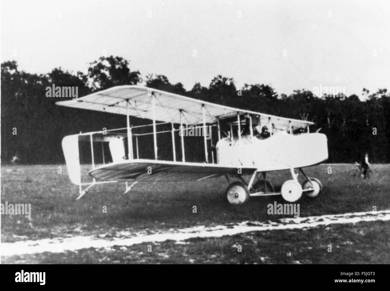 Photograph of the DFW C-type experimental aircraft, a German ...