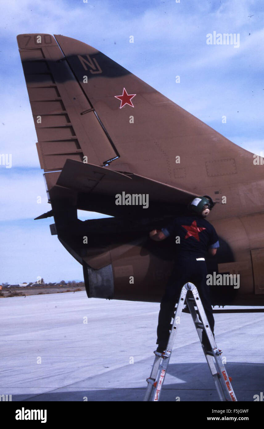 The Douglas A-4F Skyhawk 154190, as seen here at NAS Fallon on October ...