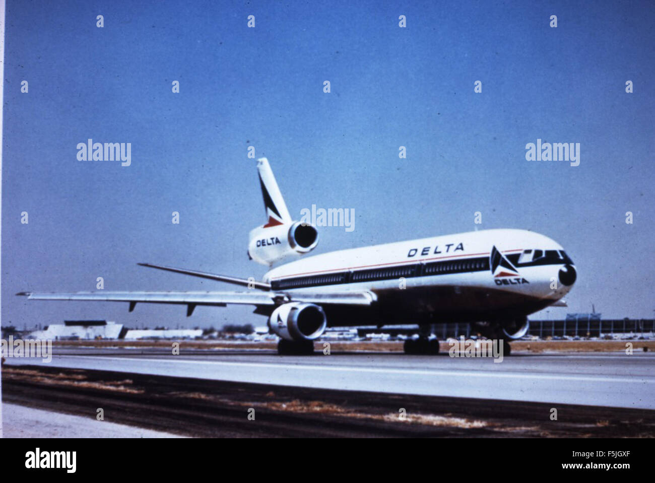 Douglas DC-10-10, operated by Delta Airlines, photographed at Atlanta ...