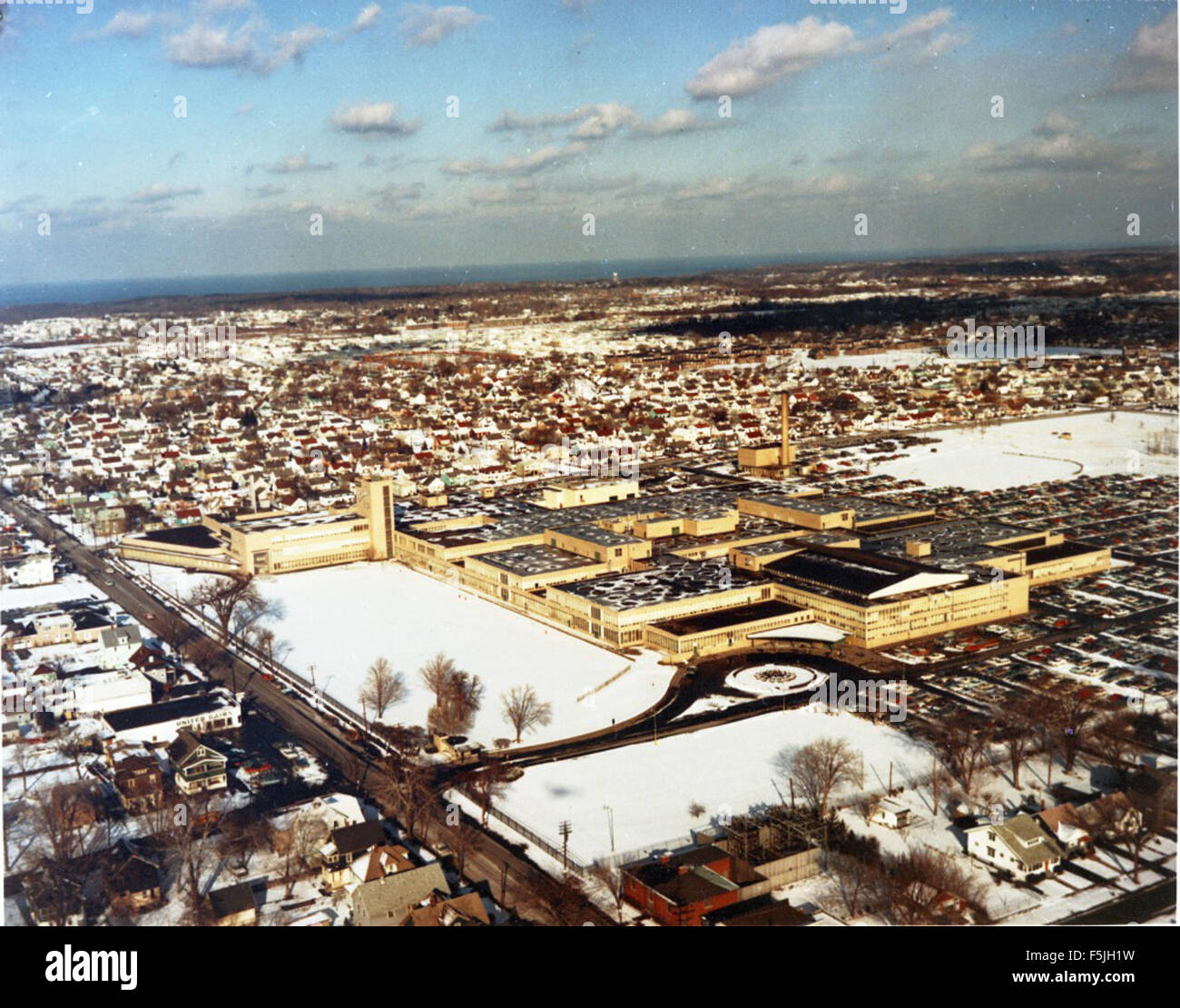 A photograph documenting the Rochester Electronic Facility, part of the ...