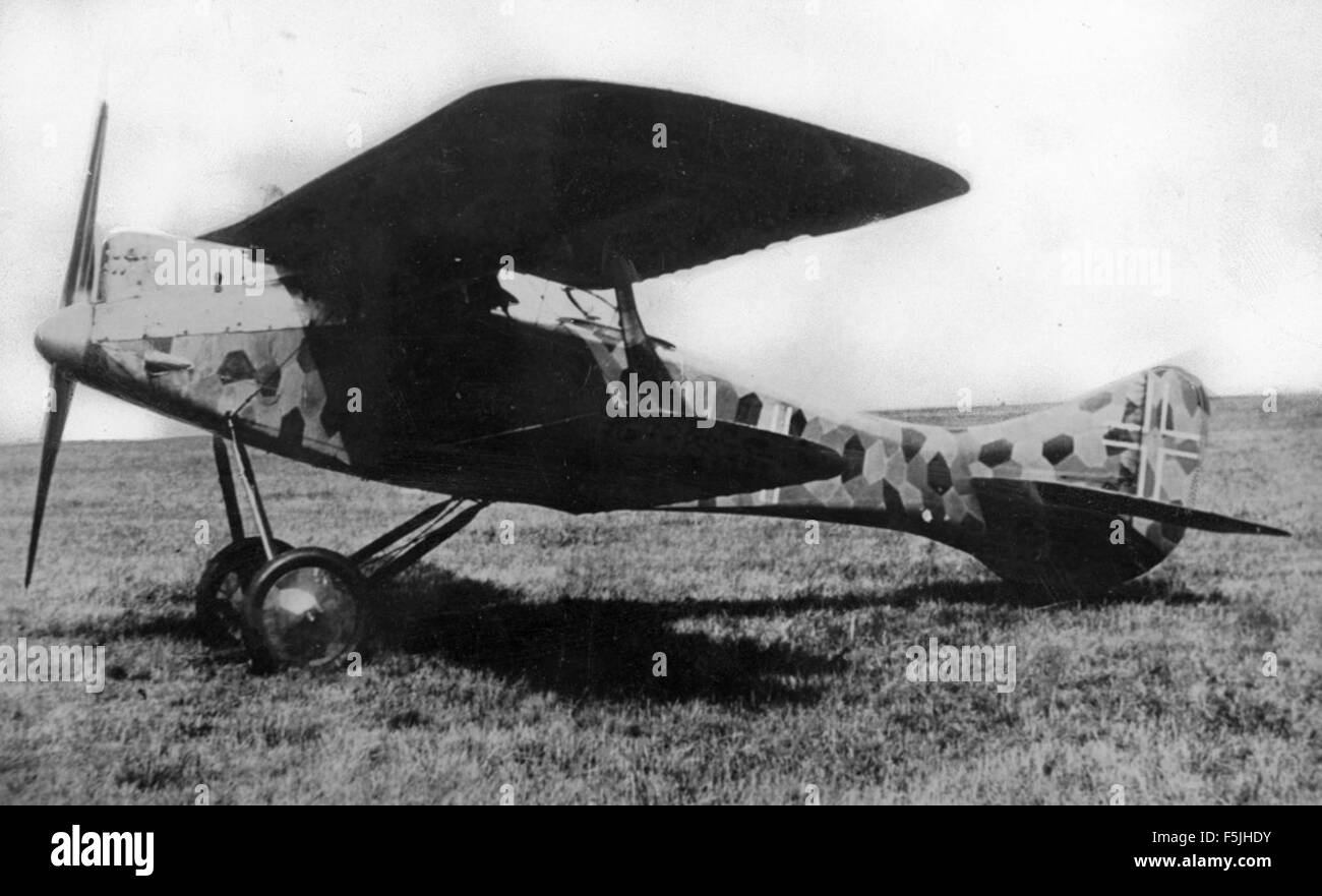 Photograph of the Germania aircraft, a German World War I-era plane ...