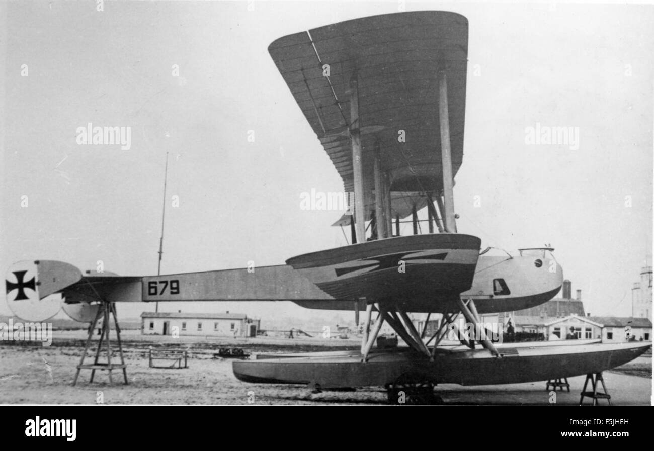 This image from the Nowarra collection shows the Gotha WD II, a German ...