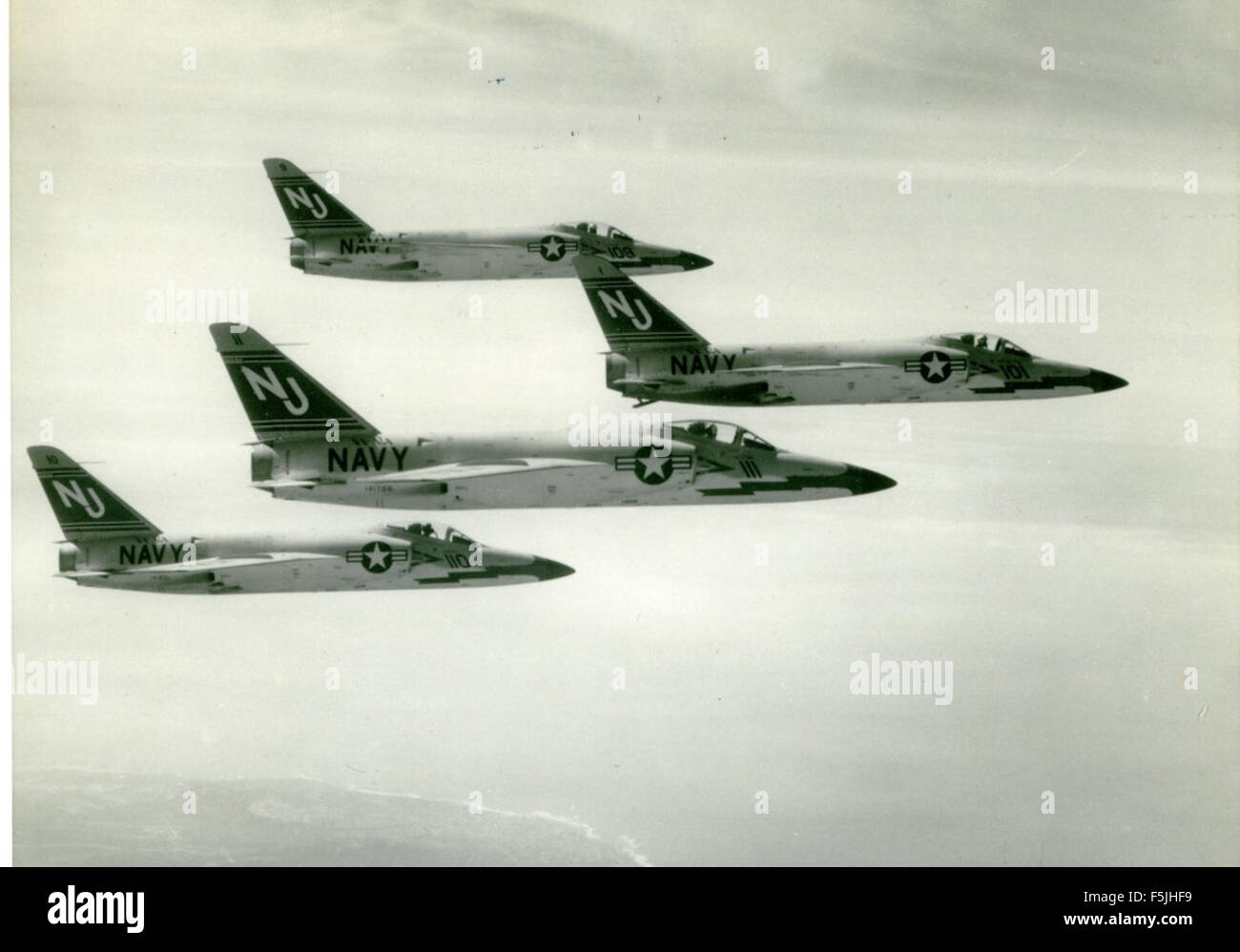 A photograph of the Grumman F11F-1 Tiger, a supersonic jet fighter used ...