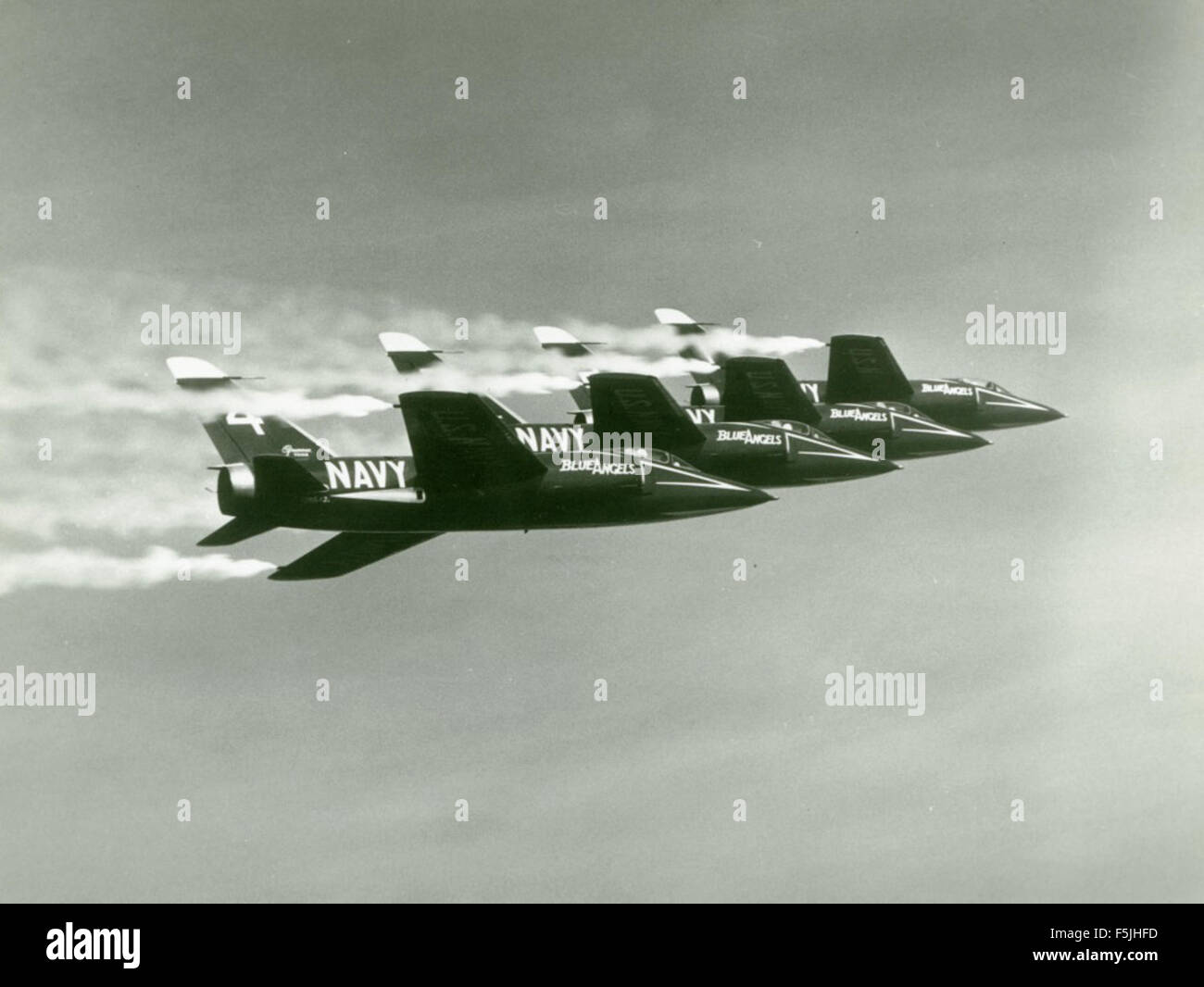 A photograph of the Grumman F11F-1 Tiger, a carrier-based fighter ...
