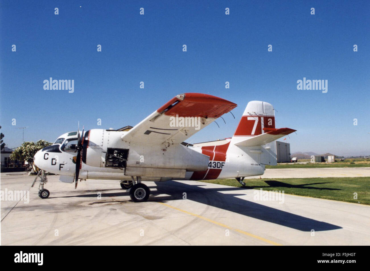 The Grumman S2F-1 Tracker, tail number 133224, is a carrier-based anti ...