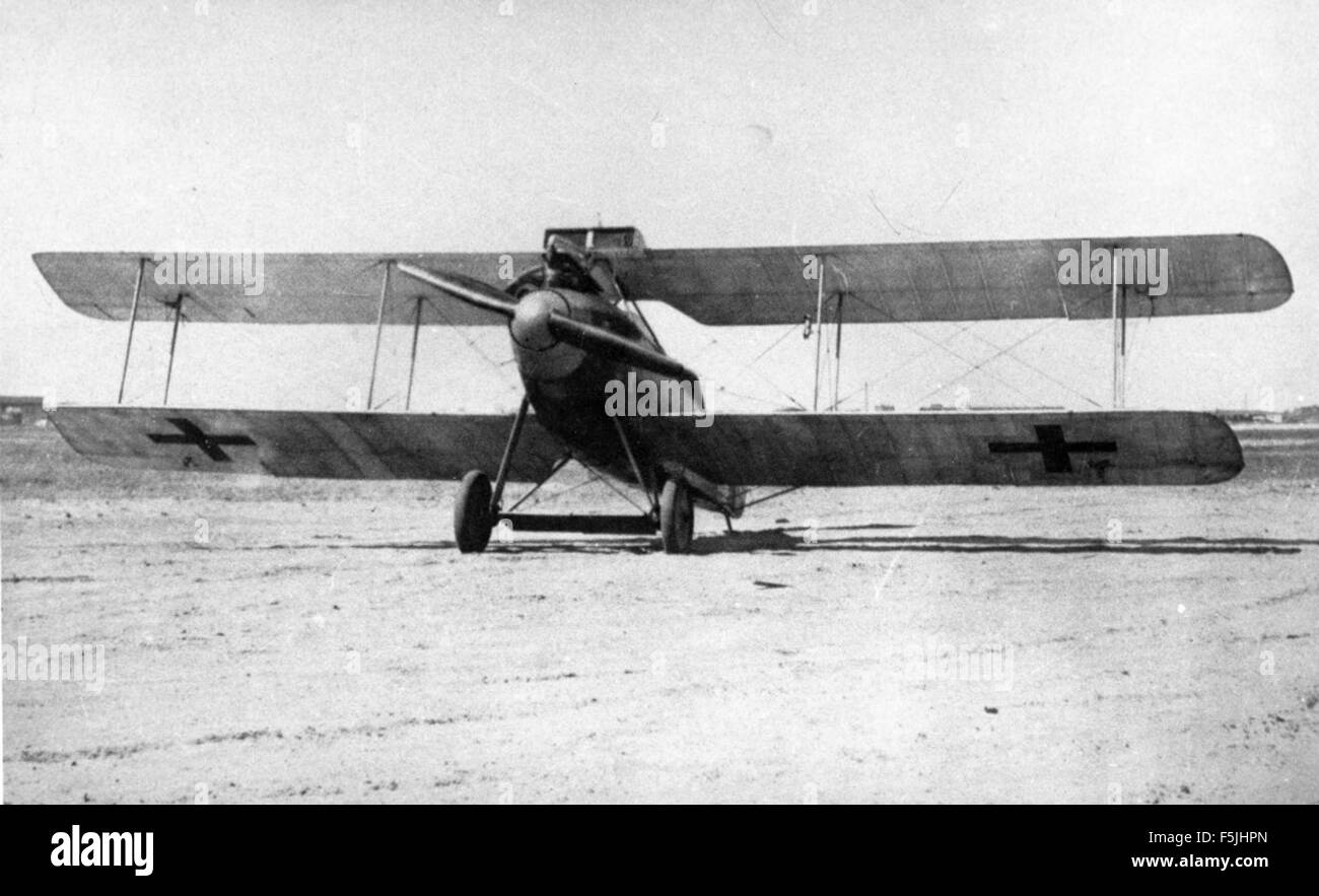 A photograph of the Ago C IX, a German World War I reconnaissance ...