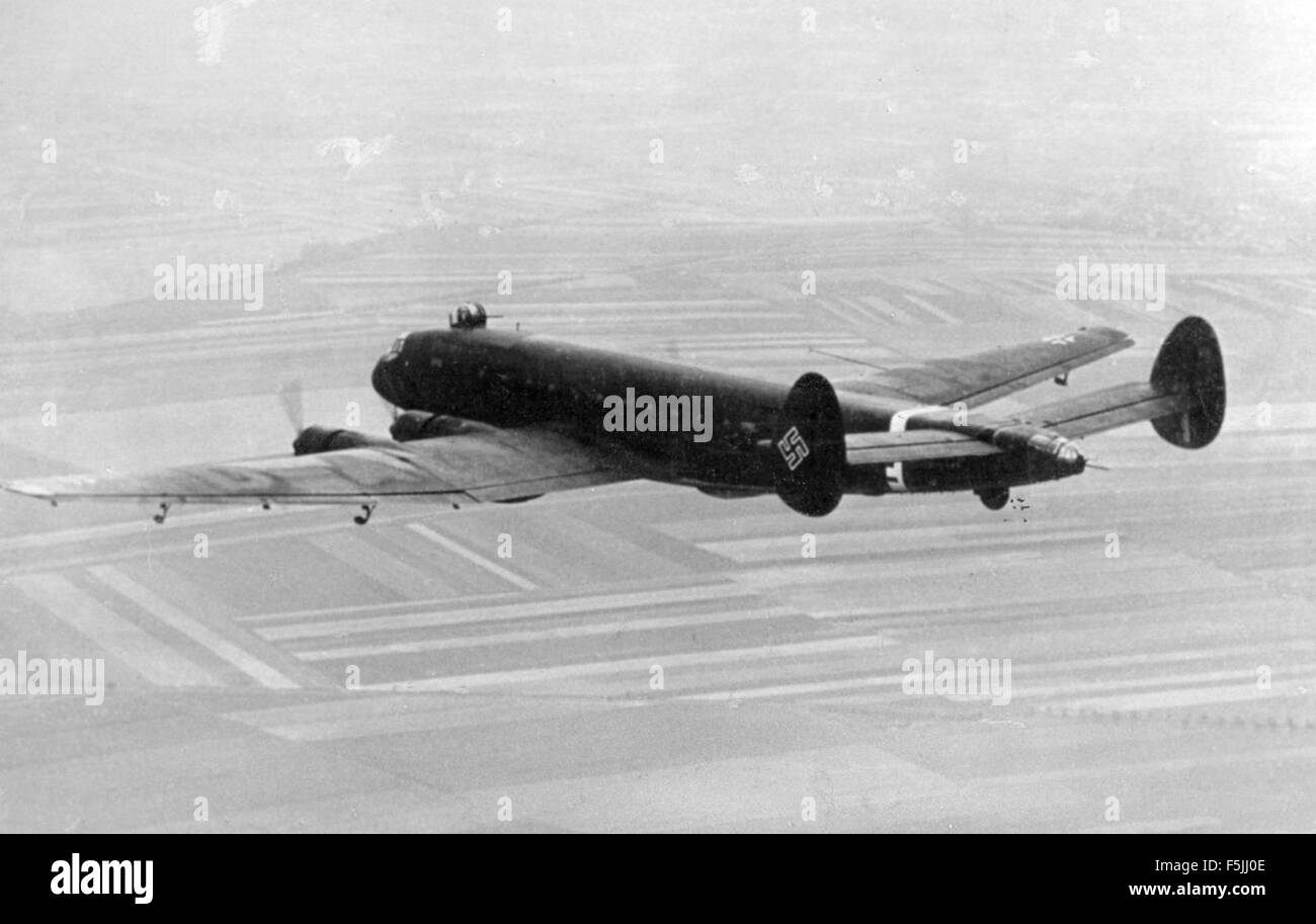 The Junkers Ju 90V-8, a German transport aircraft from the World War II ...