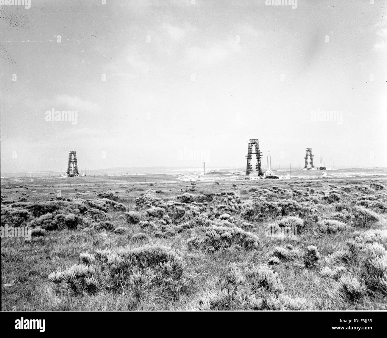 An overall view of the launch control center, specifically the 576A ...