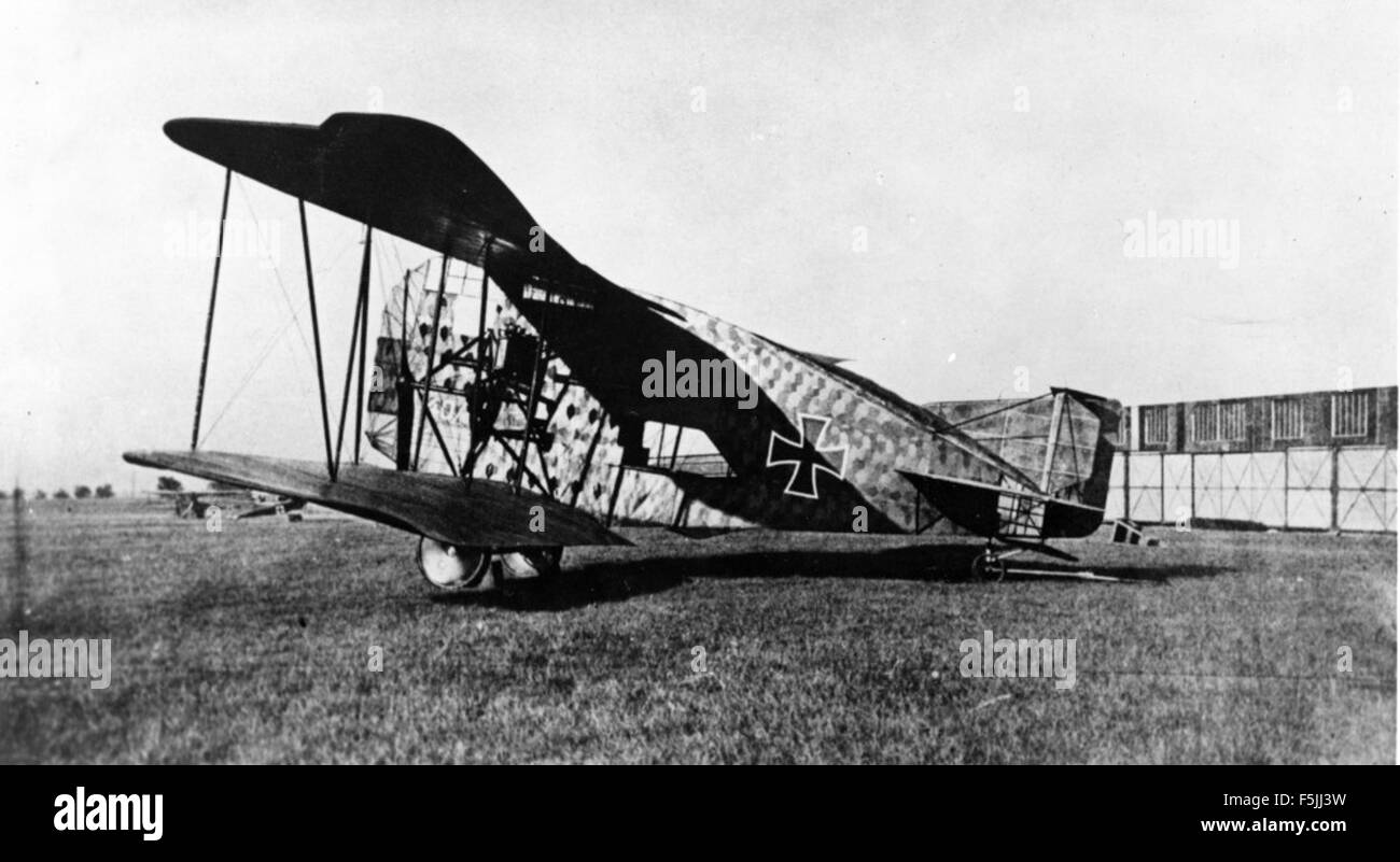 This historical photograph shows the Linke-Hofmann R I, a German World ...