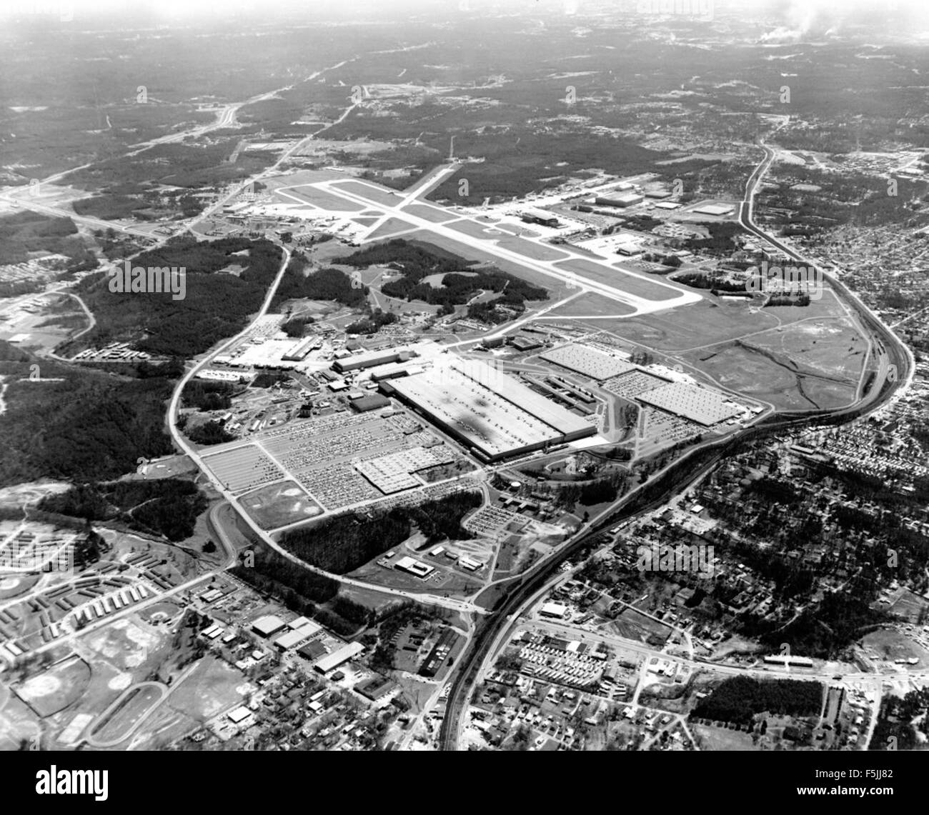 Photograph of the Lockheed Martin Aeronautics facility in Marietta ...