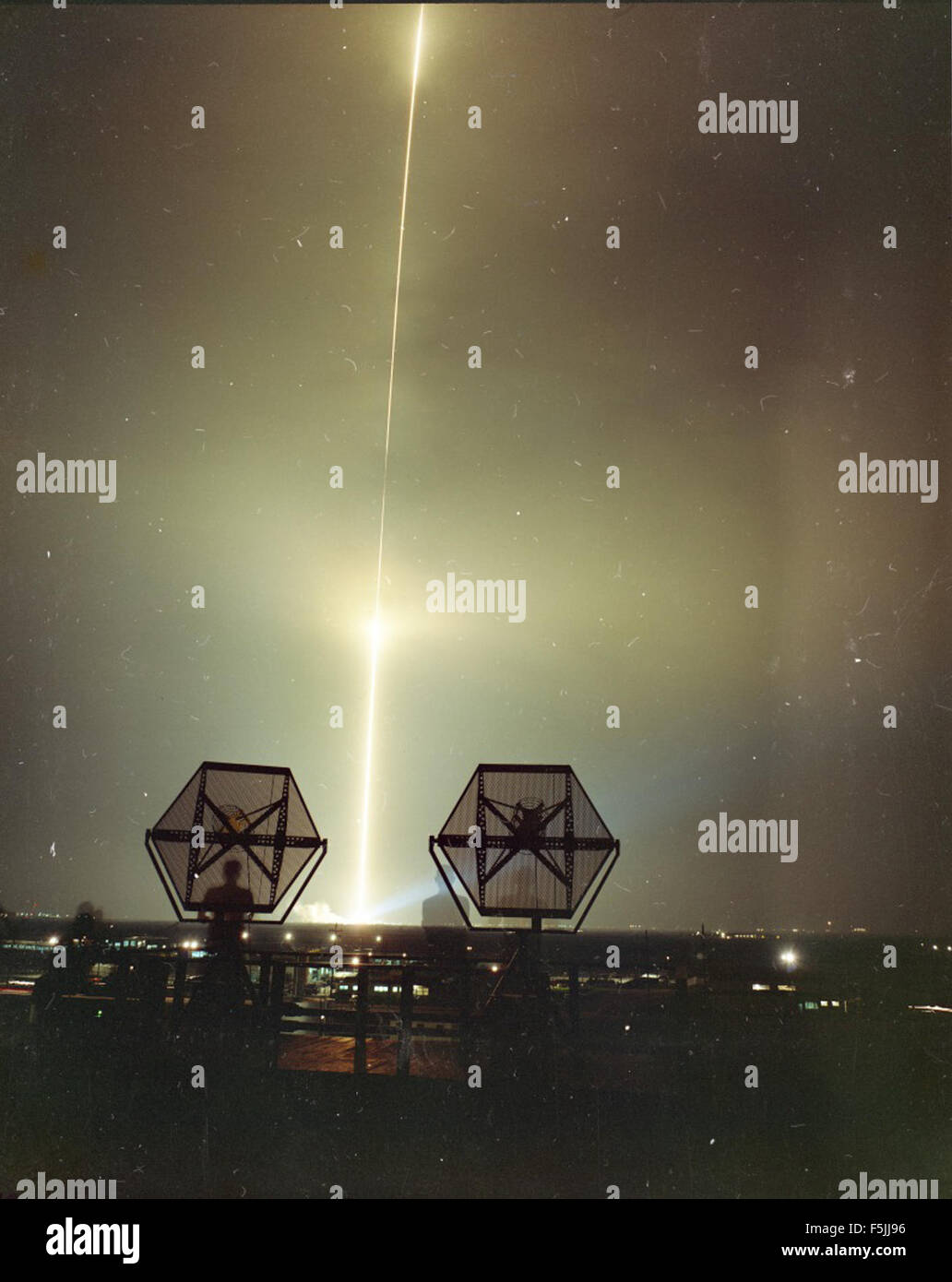 Atlas 55D Details Firing Streak of 55D Date on Stock Photo - Alamy