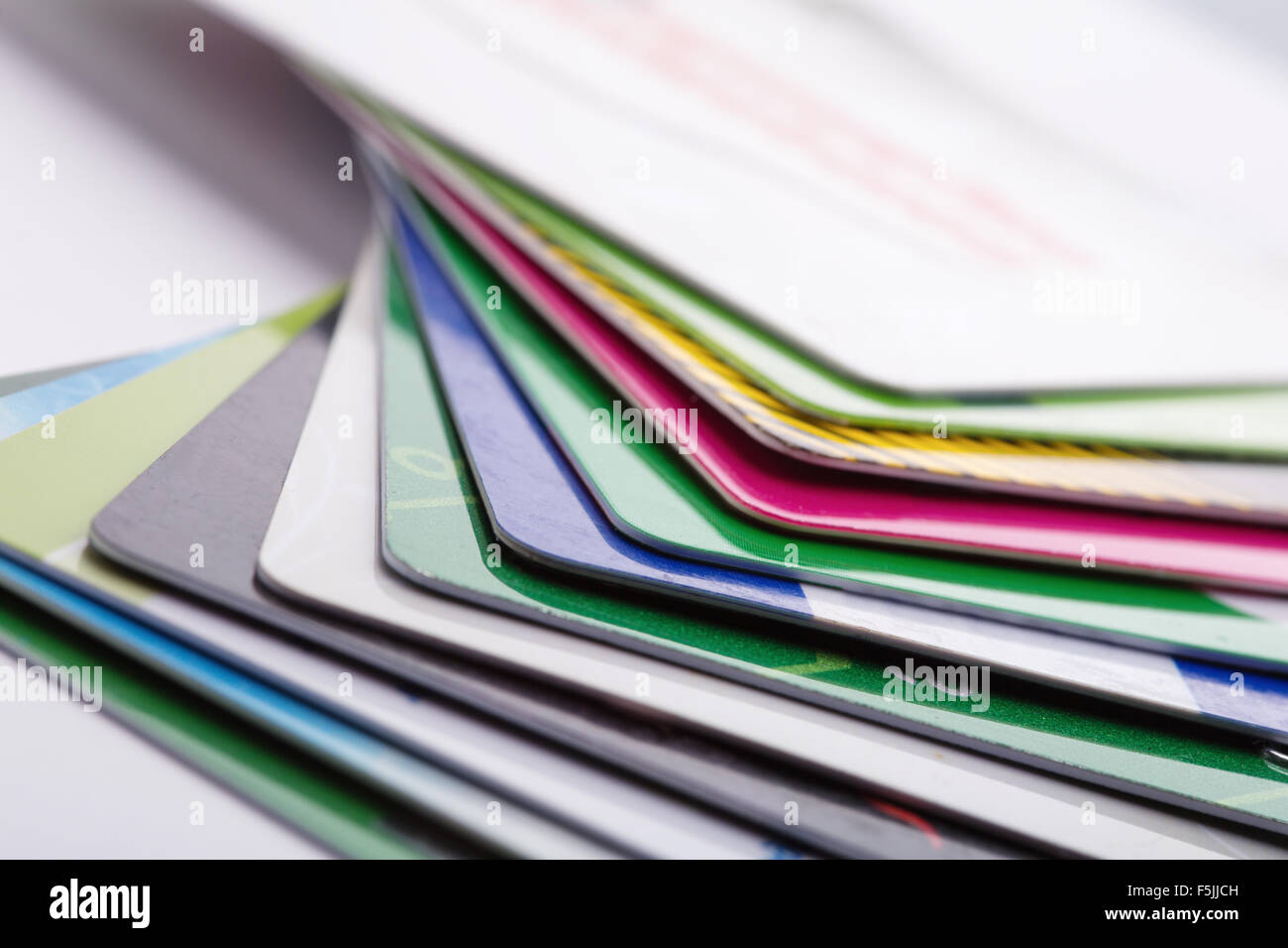 Heap of colorful credit cards Stock Photo - Alamy