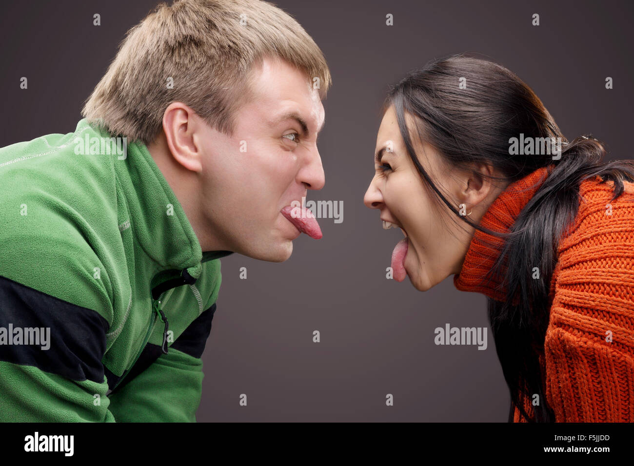Young couple having fun together Stock Photo - Alamy