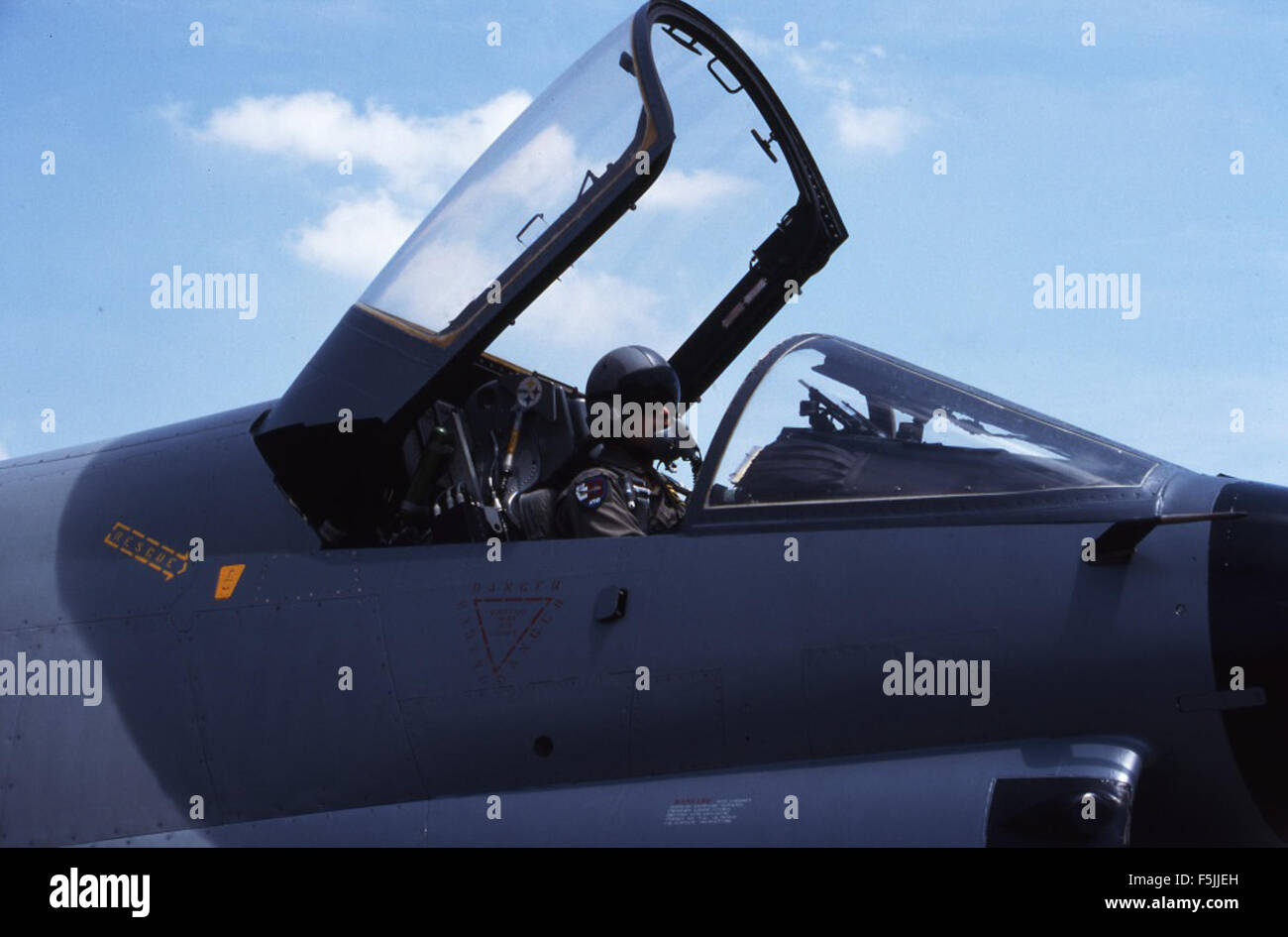 The LTV A-7D 72-0255, assigned to the 146th Tactical Fighter Squadron ...