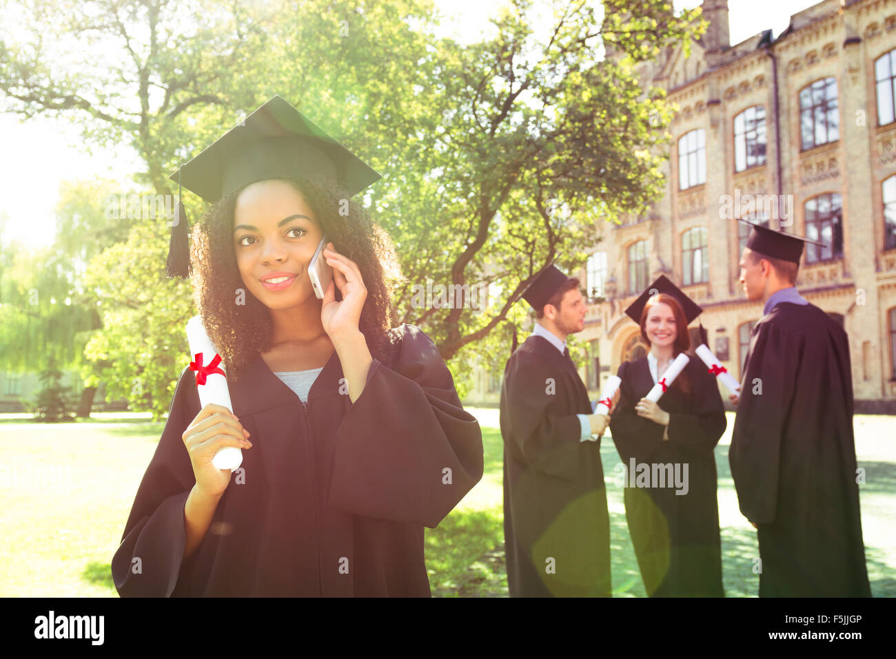 Concept for student graduation day Stock Photo - Alamy