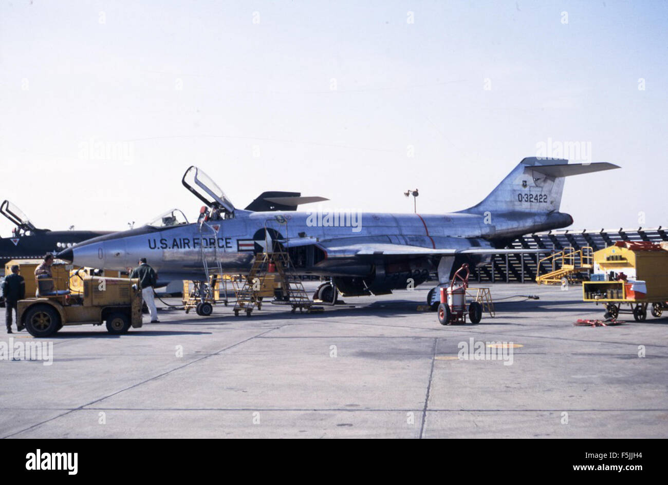 This image shows the McDonnell F-101A Voodoo, tail number 53-2422, at ...