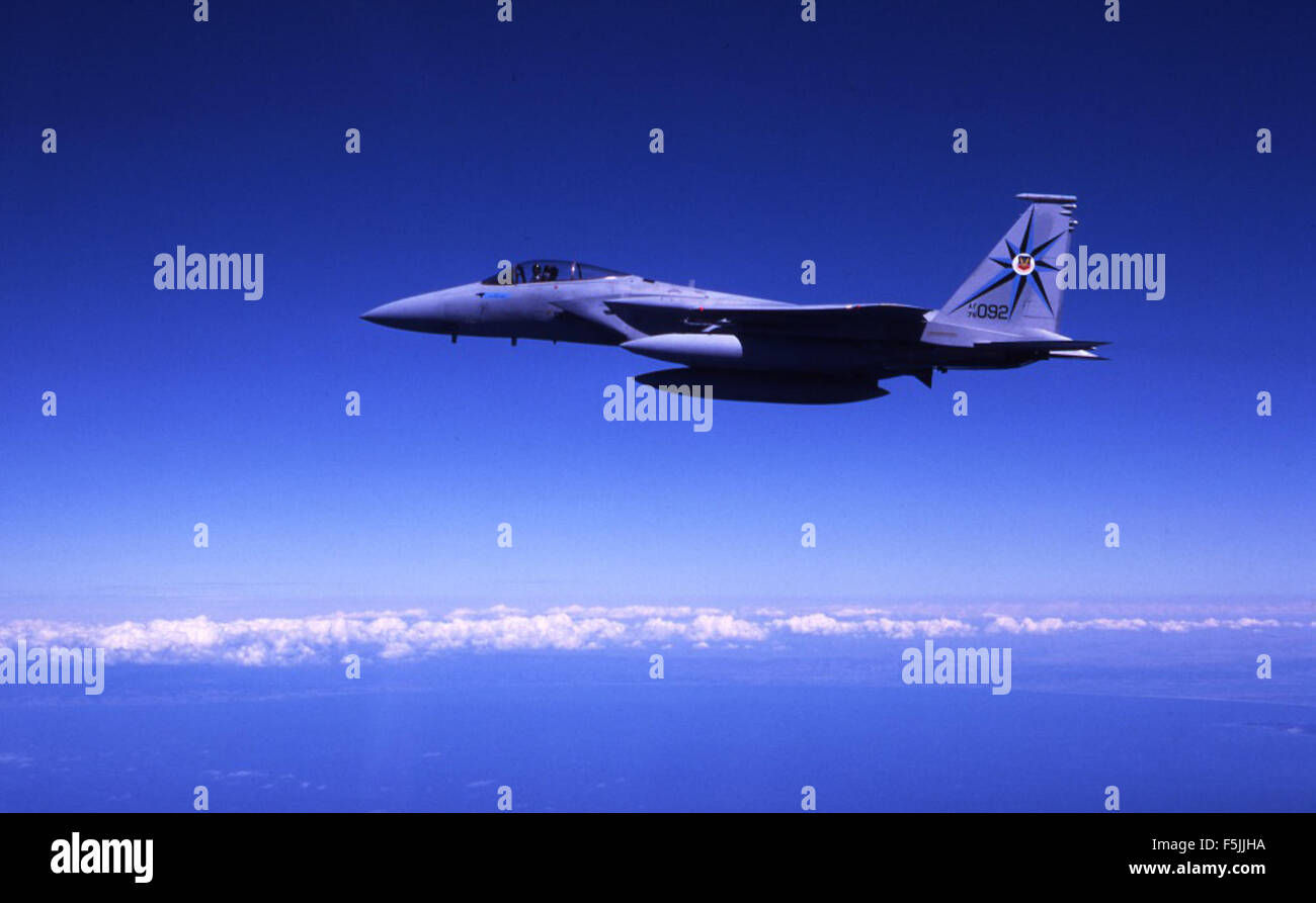 The McDonnell F-15A, as captured in this image from 1984, is part of ...