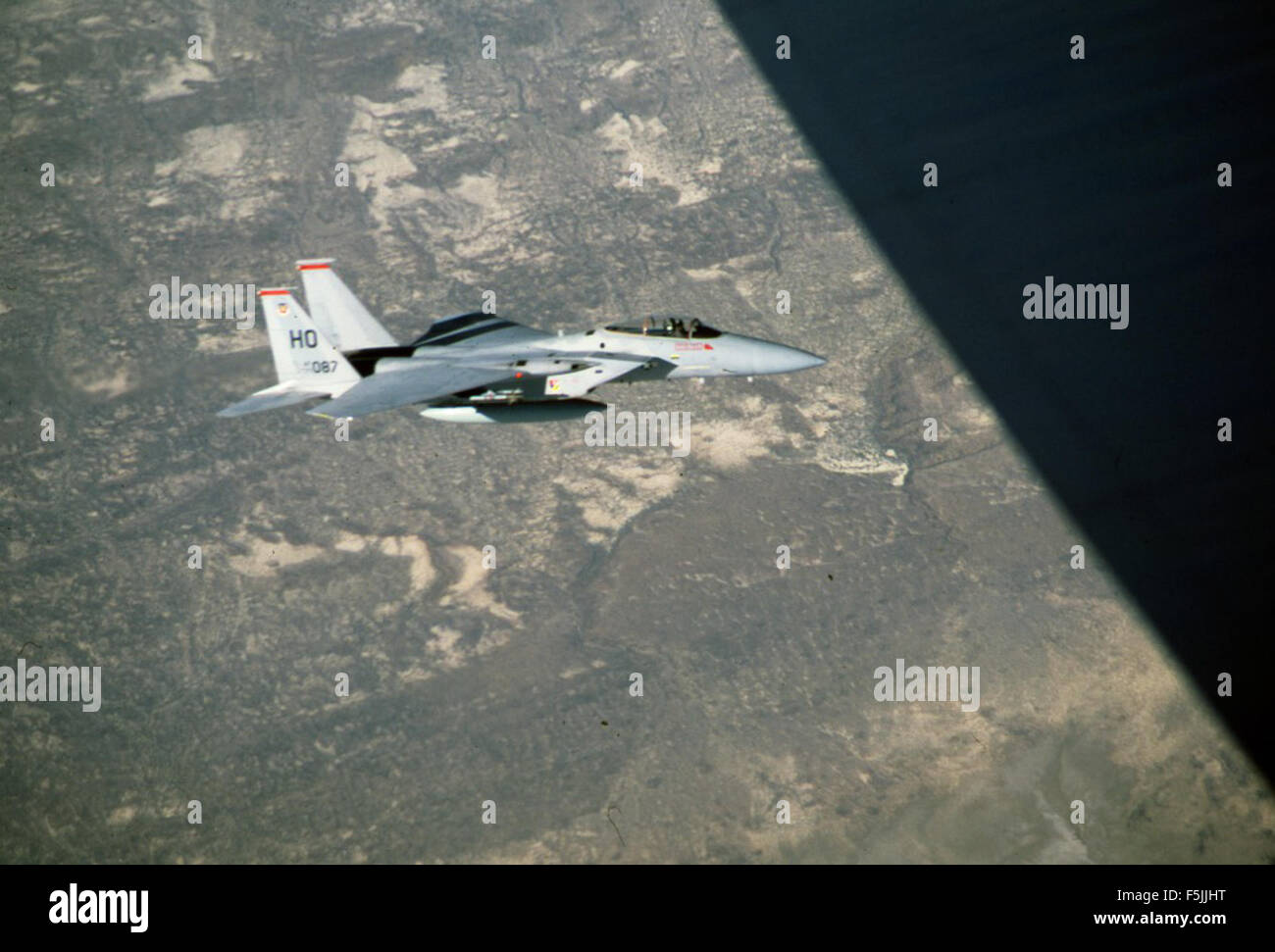 The McDonnell F-15A 77-0096, from the 7th Tactical Fighter Squadron at ...