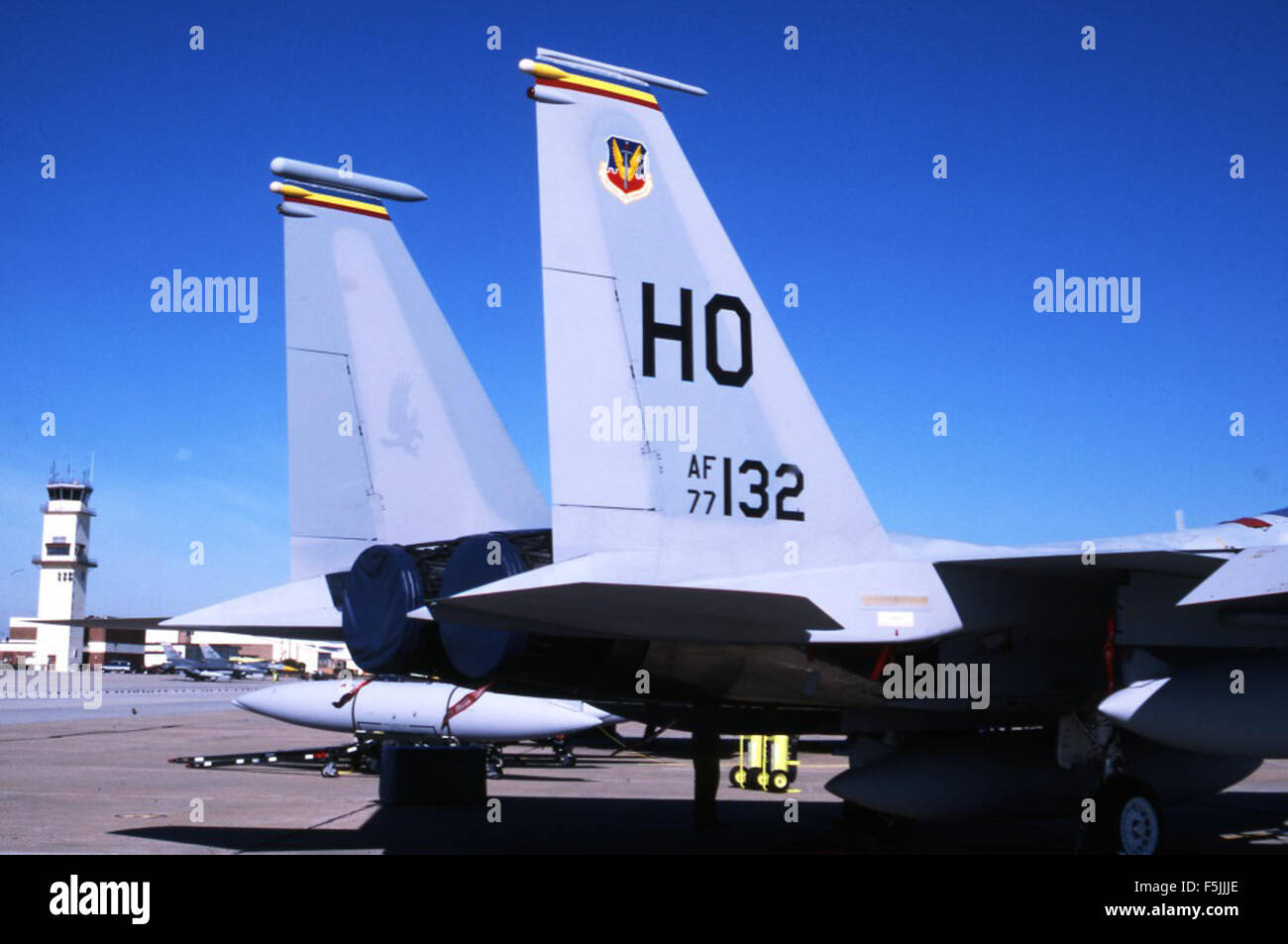 The McDonnell F-15A, from the 7th Tactical Fighter Squadron (7TFS ...