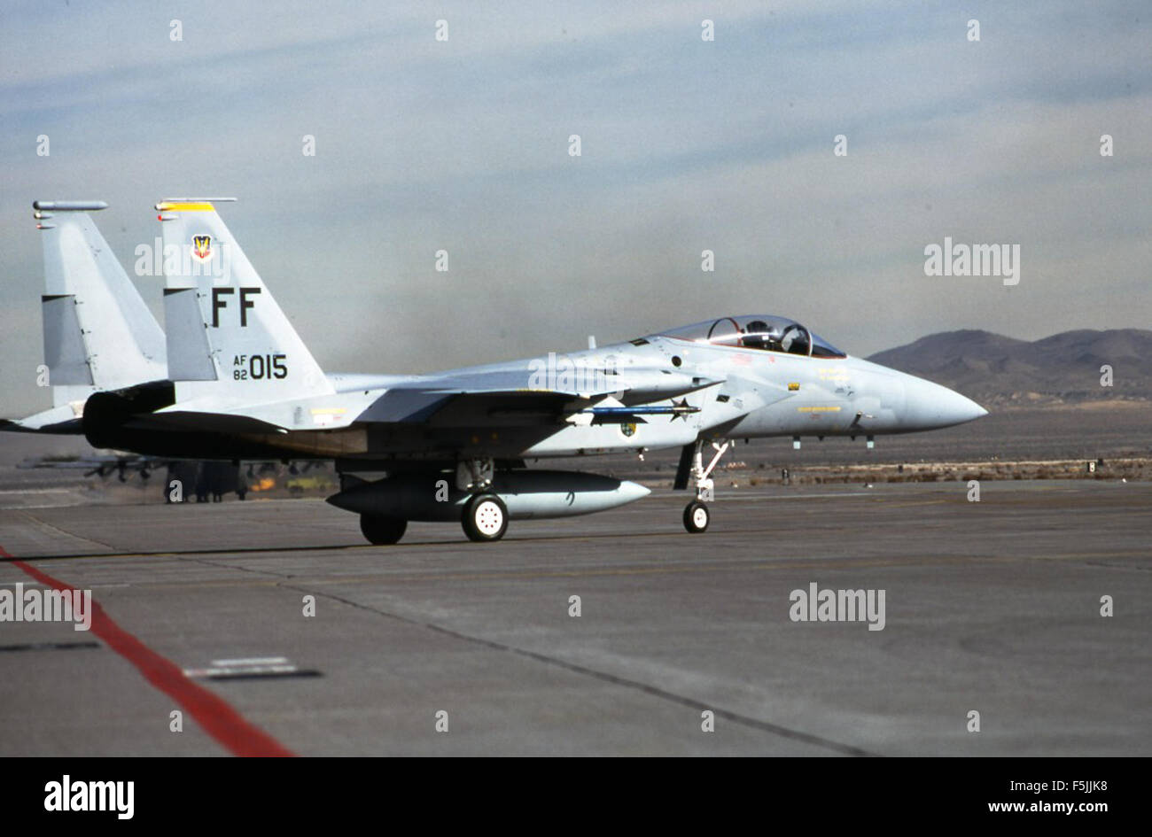 The McDonnell Douglas F-15C Eagle, serial number 82-0015, is a ...