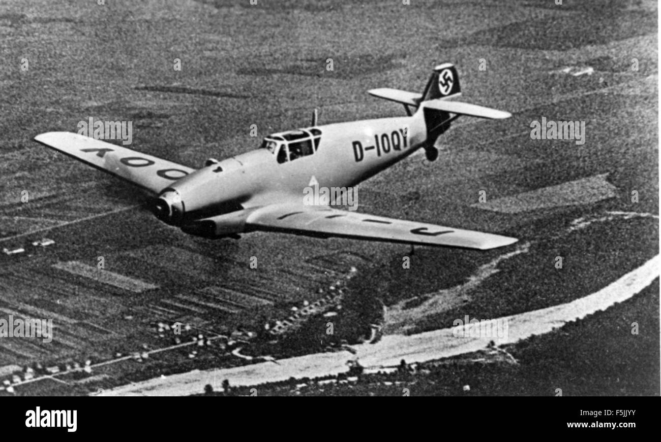 Messerschmitt bf 109 german Black and White Stock Photos & Images - Alamy