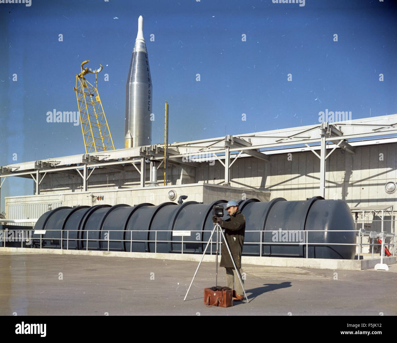 Atlas 68D Details 68D Erected; Site 566A-1 Date on Neg Stock Photo - Alamy