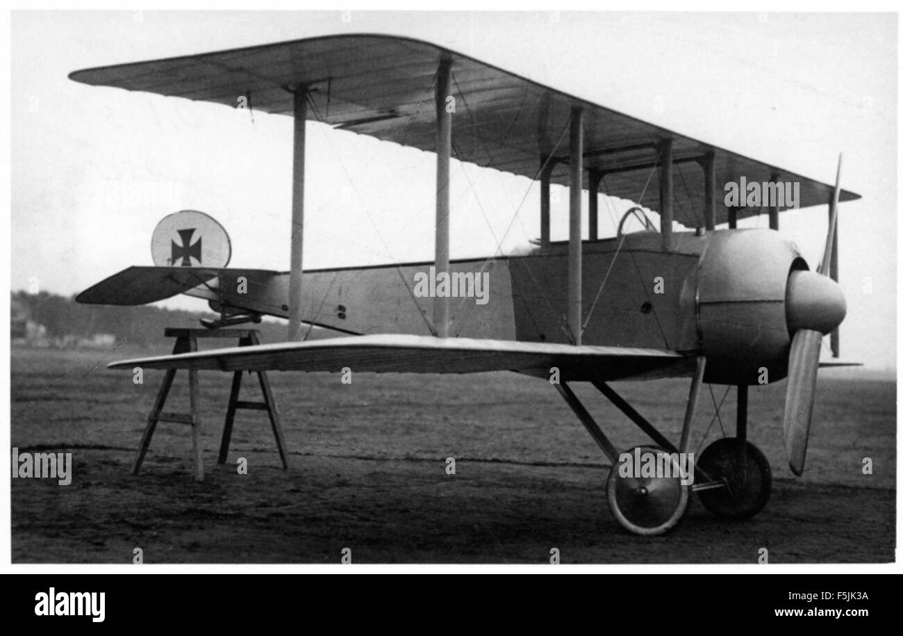 The AGO DV3, a German biplane from 1914, was used during World War I ...