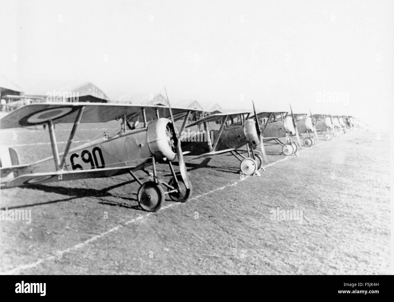 This image showcases various Nieuport aircraft, used predominantly in ...