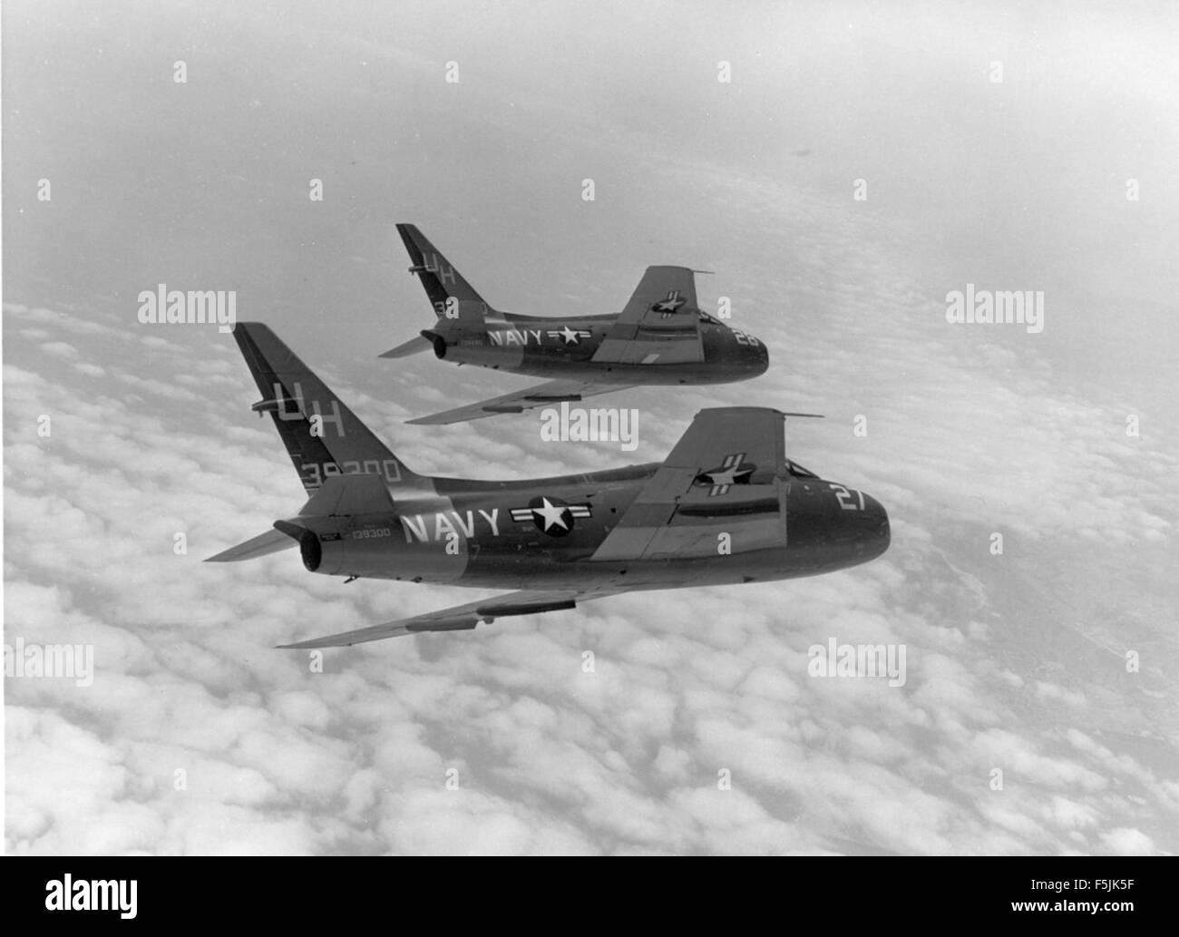 North american fj 4 fury Black and White Stock Photos & Images - Alamy