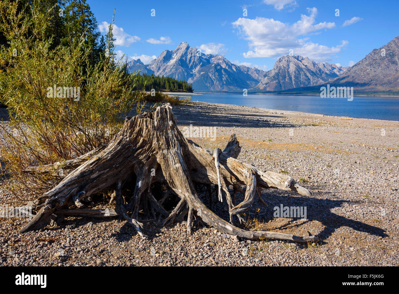 Jackson Lake and the Teton Range, Grand Tetons National Park, Wyoming ...