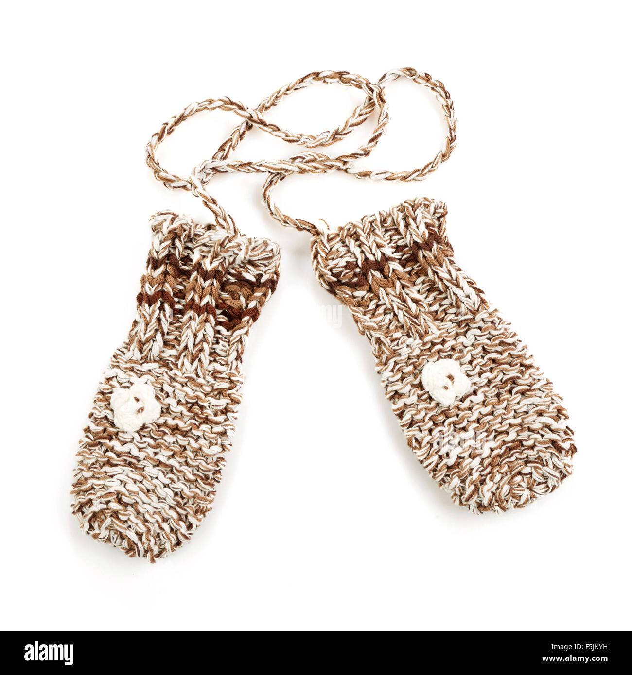 Knitting mittens Cut Out Stock Images & Pictures - Alamy