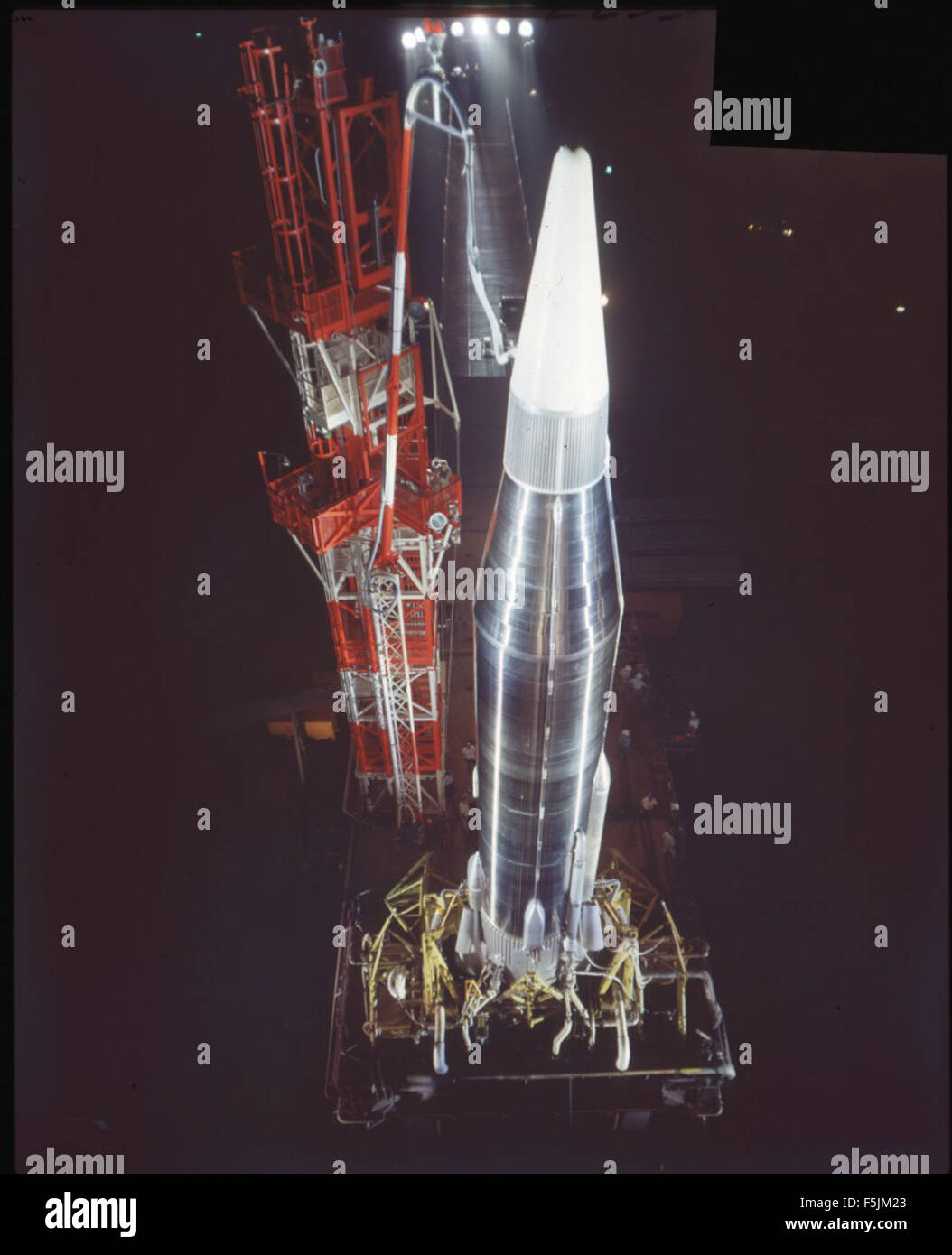 Photograph detailing Atlas 7D during Test 1754, showing the launch ...