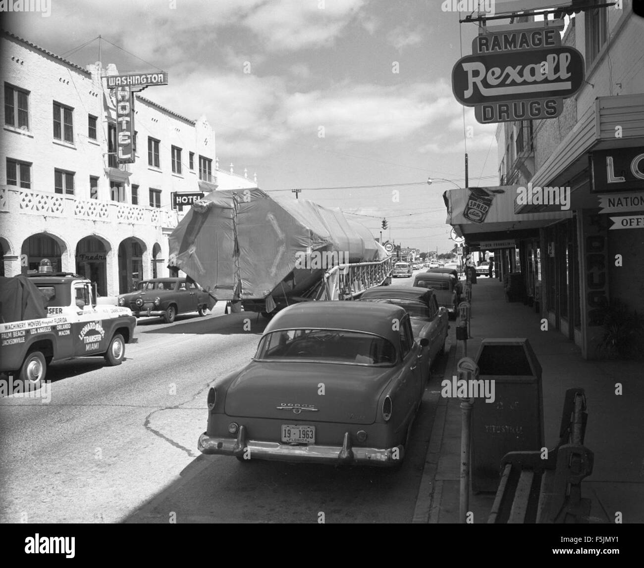 This image from the Atlas Collection details the 9C missile convoy ...
