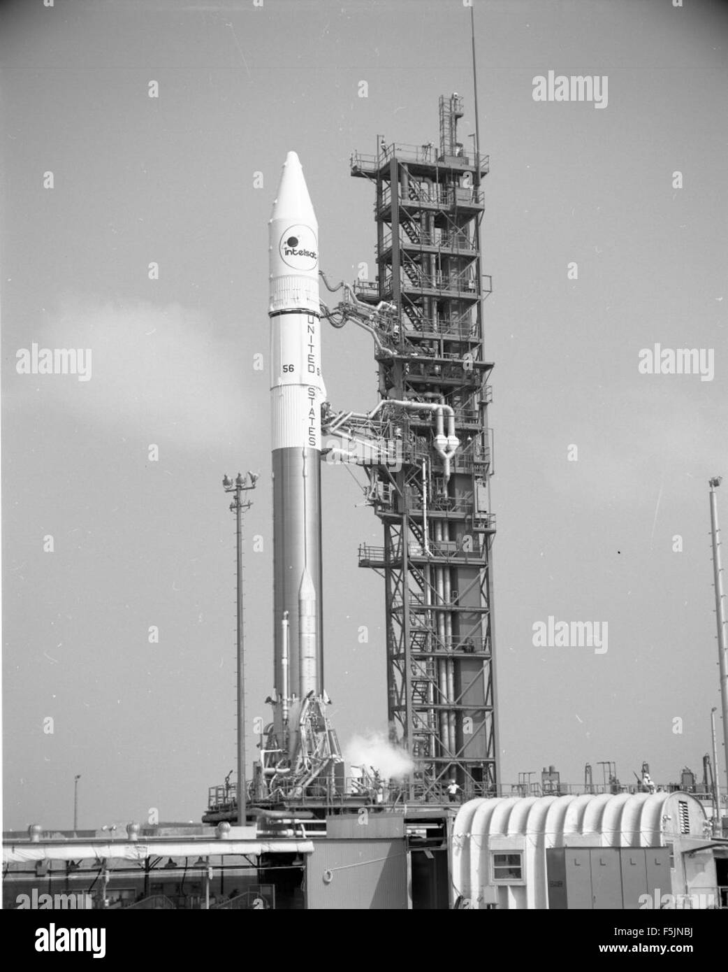 This image documents the prelaunch activities of the Centaur Test 6592 ...