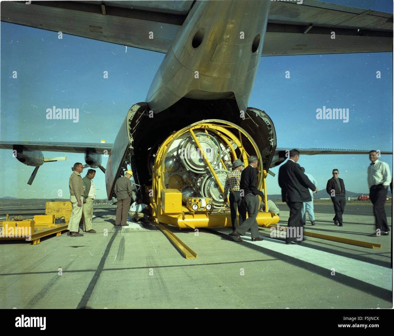 Atlas Centaur Details Centaur Loading; Entering Cargo Hatch Stock Photo ...