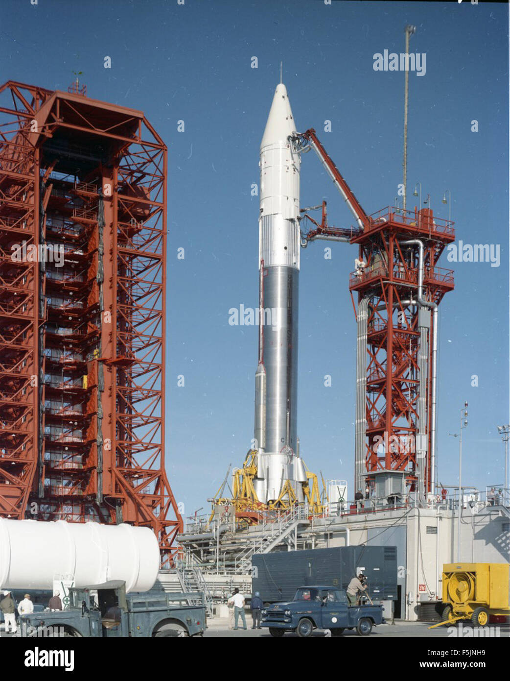 Atlas Centaur 1 Details View of Centaur C-1 Prior Stock Photo - Alamy