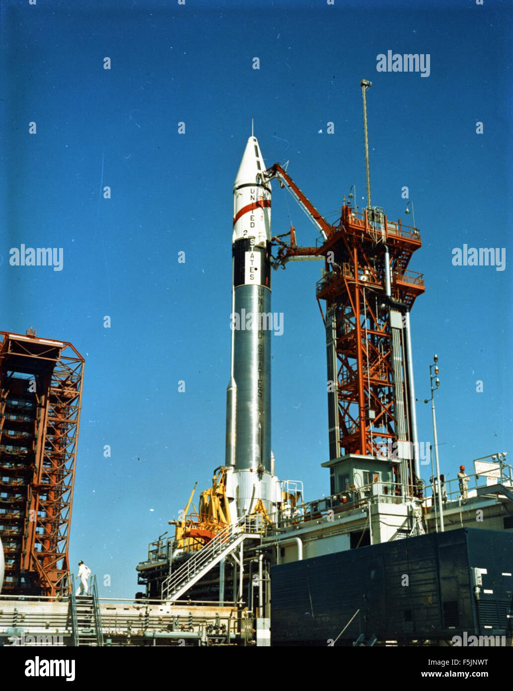 The Atlas Centaur 2 underwent a detailed fueling test on AC 24, a ...