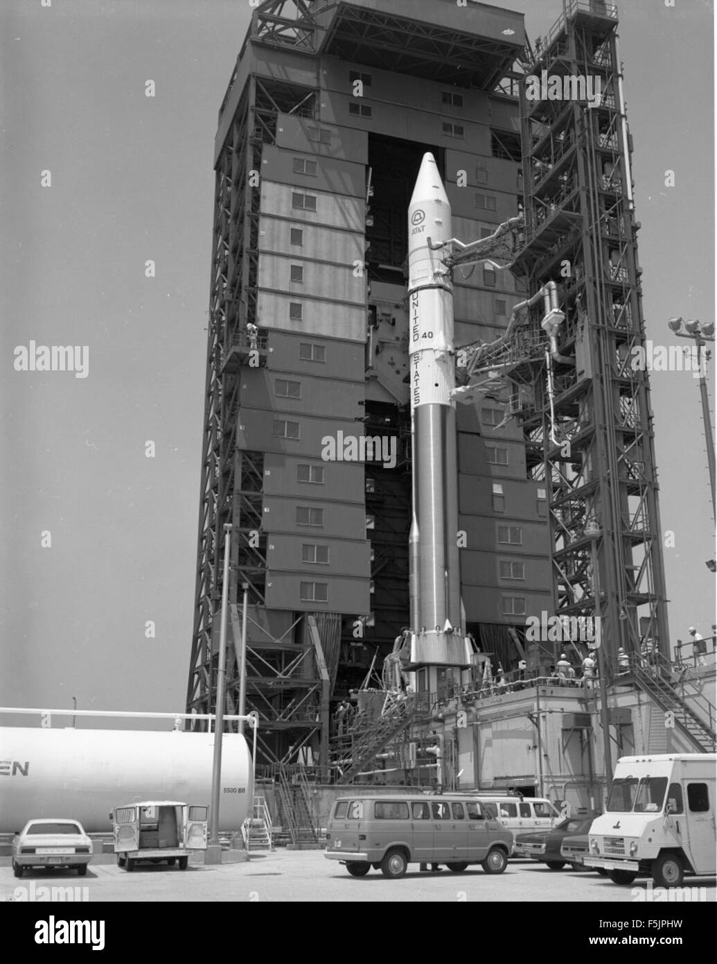 The Atlas Centaur 40 prelaunch of COMSTAR D-2, aboard the AC-40, marks ...