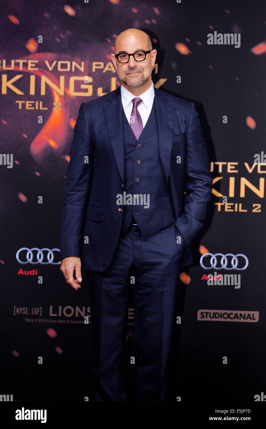 Berlin, Germany. 04th Nov, 2015. Stanley Tucci bei der Weltpremiere des ...