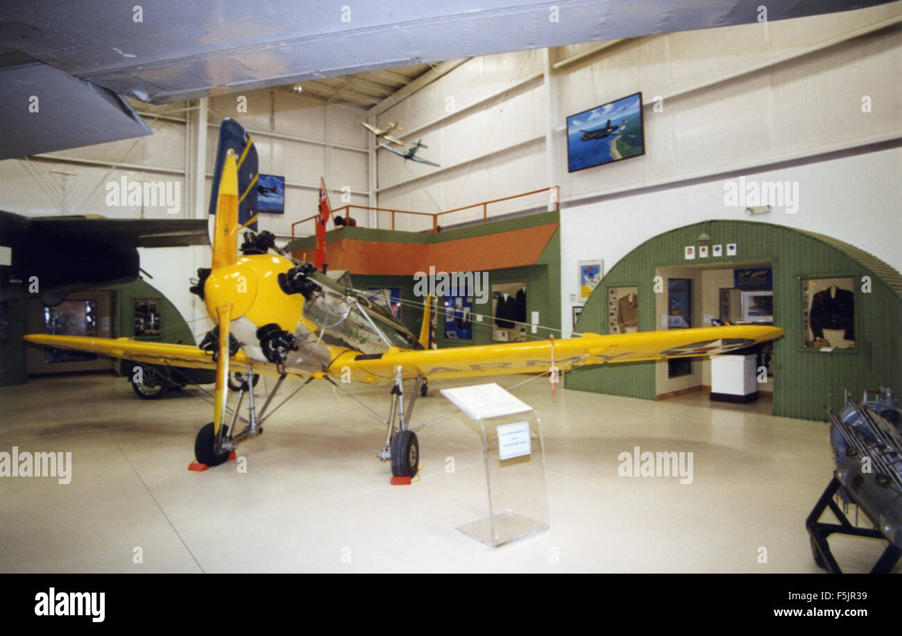 A historic photograph of a Ryan PT-22 'Recruit' aircraft, a primary ...