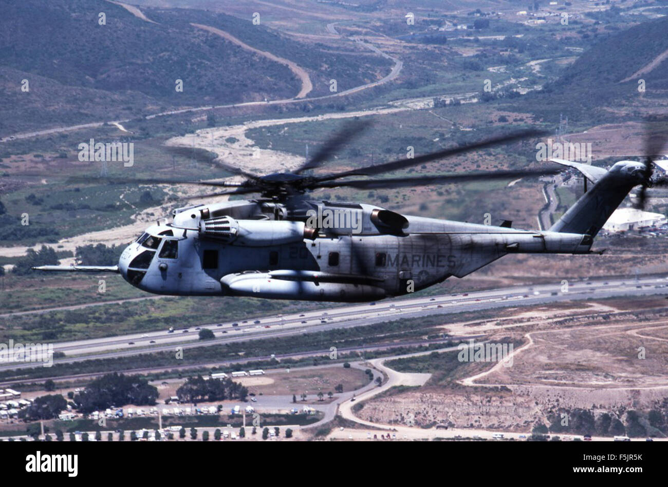 The Sikorsky CH-53A, a heavy-lift helicopter, assigned to HMH-361 at ...