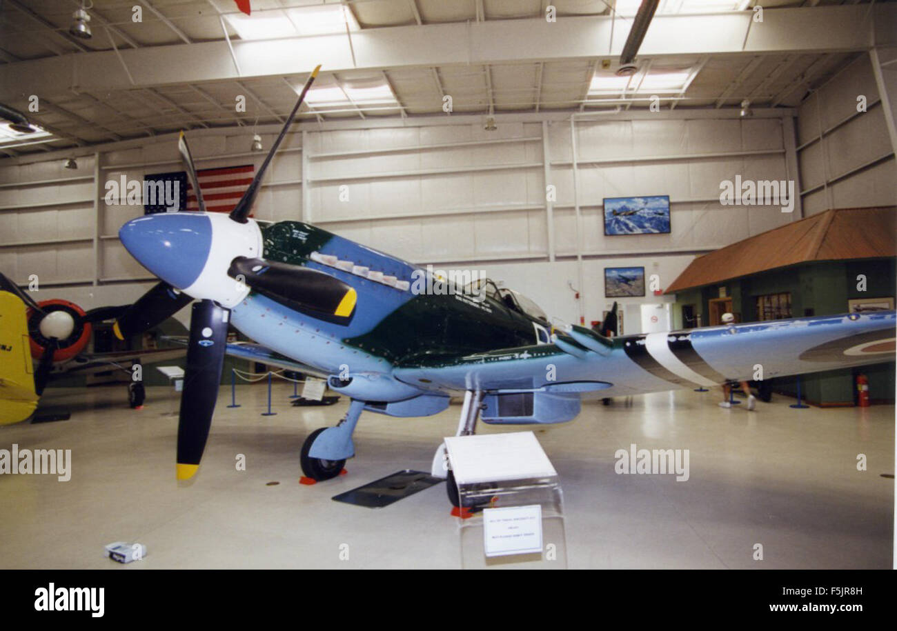 The Supermarine Spitfire Mk XIV, registered as N114BP, was one of the ...